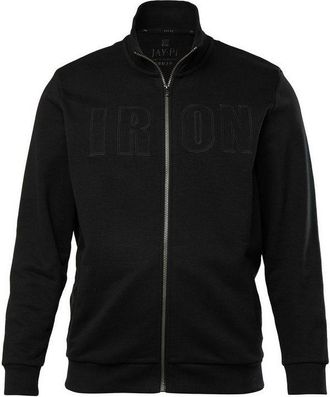 JP1880 Fleecejacke Sweatjacke Bauchfit Fitness Badges