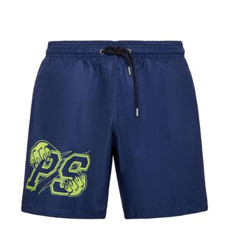 Plein Sport Homme, Maillots de bain, Bleu, Taille: S Short de bain