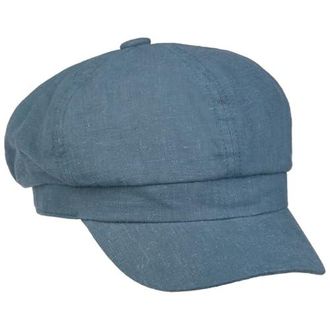 LIPODO Casquette Gavroche Lincott Femme - de Soleil Newsboy avec Visiere, Visiere Printemps-ete Ete - M (57-58 cm) Denim