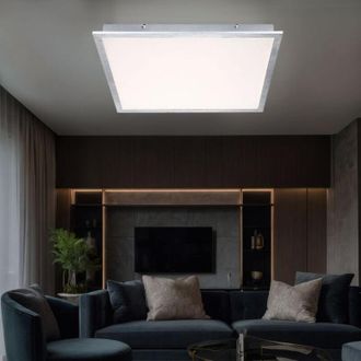 Globo Lighting Globo Lighting - Plafonnier plafonnier lampe de salon panneau en saillie lampe de bureau lampe détude, carré, led 12,3W 2500Lm blanc chaud, LxPxH