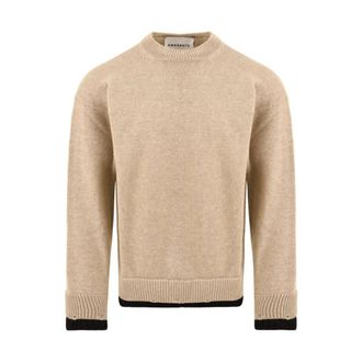 Amaranto Amar&aacute;nto, Homme, Pulls, Beige, Taille: L Maglione Girocollo