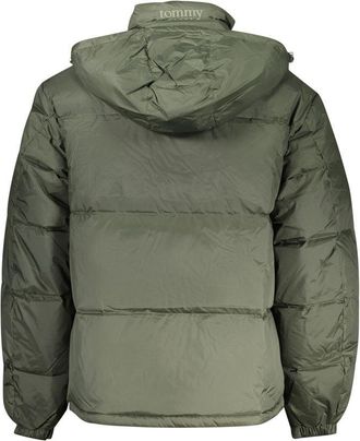 Tommy Hilfiger Hooded Water-Repellent Down Jacket - Green