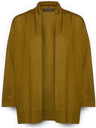 Elena Miro Femme, Pulls, Vert, Taille: 46 FR T-shirt ouvert devant coupe d&eacute;contract&eacute;e