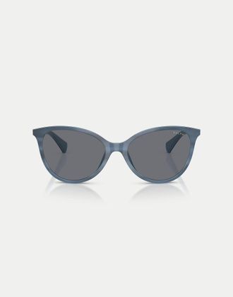 Ralph Lauren Phantos lunettes de soleil &agrave; verres gris bleu ray&eacute;