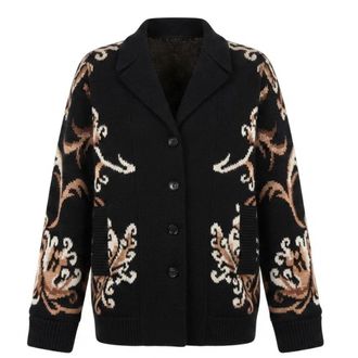 Etro Offener Strickcardigan - - Knitwear - Damen - Schwarzk - XS