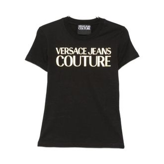 Versace Jeans Couture K42 T-Shirt - - Tops - Damen - Schwarzk - S