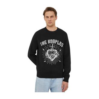 The Kooples Pullover mit Herz-Dolch-Motiv - - Sweatshirts & Hoodies - Herren - Schwarzk - L