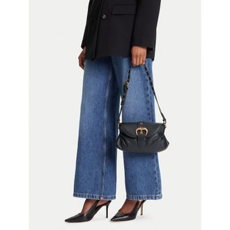 Pinko Handtasche PINKO Jolene Shoulder Mini PE 25 PLTT 102802 A270 Schwarz