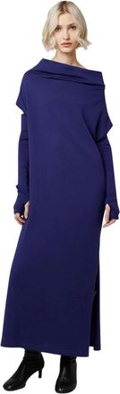 Alpha Studio Femme, Robes, Bleu, Taille: 40 FR Abito S/M