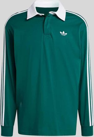 adidas Originals Relaxed Fit Rugbyshirt aus reiner Baumwolle