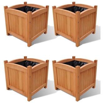 vidaXL Lits sur&eacute;lev&eacute;s 4 pcs 30 x 30 x 30 cm Vidaxl