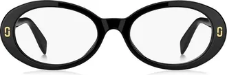 Marc Jacobs MA-1065623 Oval Acetate Eyeglasses - Black