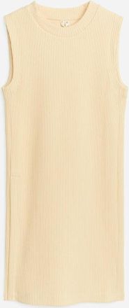 Arket &Auml;rmelloses Geripptes Oberteil -Beige