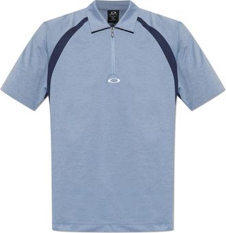 Oakley Homme, Sport, Bleu, Taille: M Polo avec logo brod&eacute;