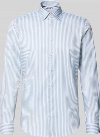 Jake*s Slim Fit Businesshemd mit Kentkragen
