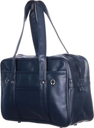 Aboofan Sac à Bandoulière PU Imperméable pour Ordinateur Portable Sac de Rangement Quotidien Unisexe Élégant et Pratique pour Étudiante et Bureau