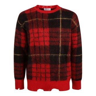 Alexander McQueen Oversize Crewneck Jumpers - - Knitwear - Herren - Mehrfarbig - L