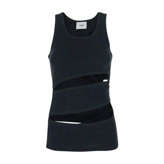 Coperni Spiral Tank Top - - Tops - Damen - Schwarzk - M