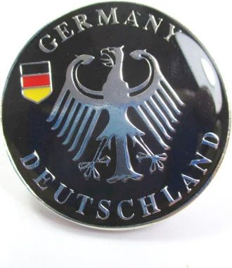 Generic Germany Metall Magnet Medaille Souvenir rund mit Deutschland Adler Eagle