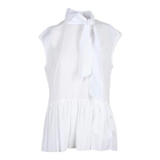 L'autre Chose Femme, Tops, Blanc, Taille: 40 FR Blouse en coton