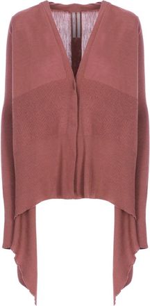 Rick Owens Femme, Pulls, Brun, Taille: 40 FR Wool Knit Cardigan