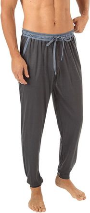 CALIDA Herren Pyjamahose grau Modal unifarben