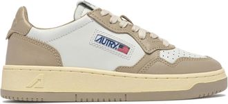Autry Homme, Chaussures, Beige, Taille: 46 EU Medalist Low Baskets