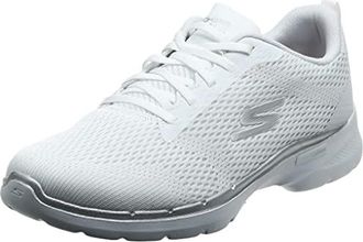 Skechers Femme Go Walk 6 Basket, Blanc, 38 EU