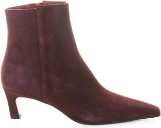 Roberto Festa Milano Femme, Chaussures, Violet, Taille: 40 EU Bottines &agrave; Talons Chatons en Daim