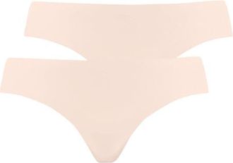 Puma Femme Lot de 2 Strings Puma Coutures pour Femme Thong Panties, Vieux Rose, M EU
