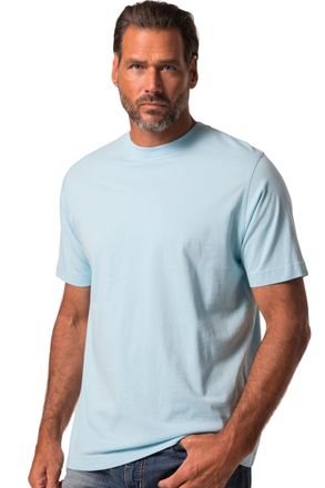 JP1880 Herren L-8XL bis 8XL, T-Shirt, JP1880-Motiv auf der Brust, Basic-Shirt, Rundhalsausschnitt, Reine Baumwolle, tiefes Mint 5XL 702558420-5XL