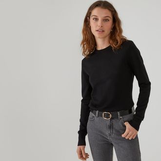 La Redoute Collections Pull Col Rond Manches Longues