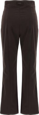 Fendi High-Waist Polyamide Trousers - Brown