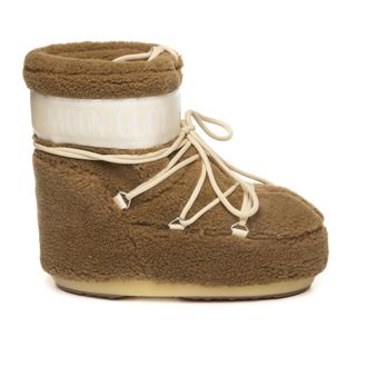 Moon Boot Femme, Chaussures, Brun, Taille: 36 EU Icon Low Fleece Boot