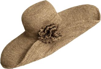 Ibeliv Femme, Accessoires, Brun, Taille: ONE Size Hera Chapeau &agrave; Large Bord