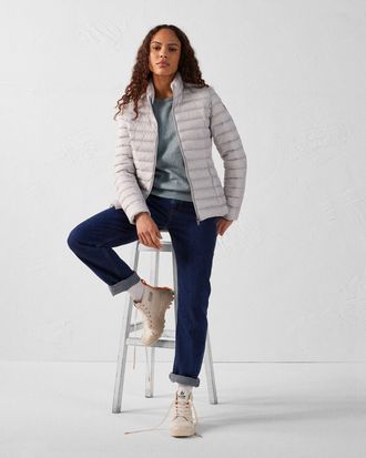 Jott Doudoune l&eacute;g&egrave;re Gris glace Cha - Taille XS