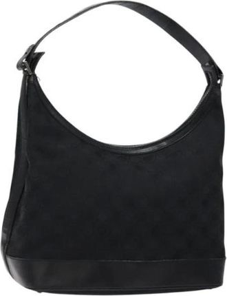 Ferragamo Pre-owned Toile sacs-main - Femme - Pre-owned - Noir - Taille: ONE Size
