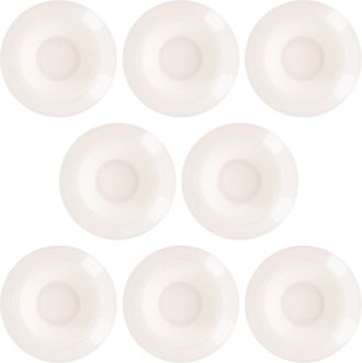 Holibanna MUCKLILY 8 St&uuml;ck rutschfeste Klavierfu&szlig;matten 87cm Durchmesser Sto&szlig;d&auml;mpfende Klavierrollen Bodenschutzmatten Transparent Wei&szlig; Langlebige Anti Rutsch K