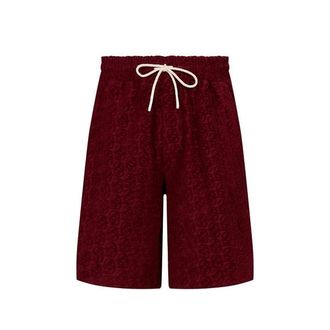 Dr&ocirc;le de Monsieur Short &eacute;ponge &agrave; logo jacquard en coton
