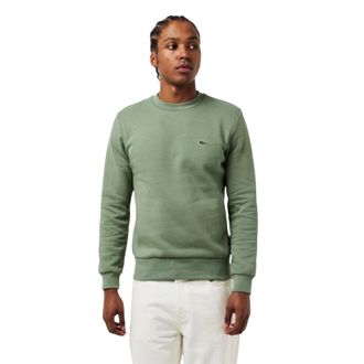 Lacoste Sweatshirt f&uuml;r Herren, Rundhalsausschnitt, Fleece (Thymian-Gr&uuml;n)