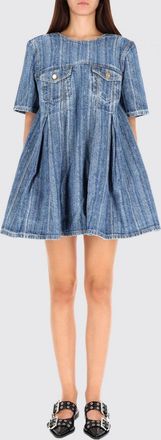 Ganni Robe GANNI Femme couleur Bleu