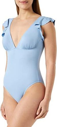 Haute Pression Femme T8003 Co8 Maillot de bain une pi ce, Bleu Clair, 42 Grande taille EU