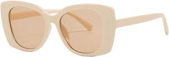 Generic Lunettes De Soleil Unisexes For Lext&eacute;rieur, Monture Petite, Id&eacute;ales For Le Sport Et Les D&eacute;placements Urbains(Beige)