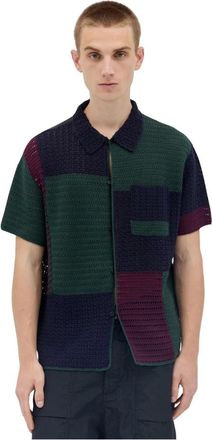 Thisisneverthat Homme, Chemises, Multicolore, Taille: XL Block Crochet Shirt
