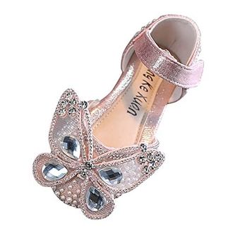 Generic Sandales tendance printemps et &eacute;t&eacute; pour filles - Robe de danse - Chaussures de princesse - Maille perl&eacute;e - Grand noeud - Chaussons animaux pour filles