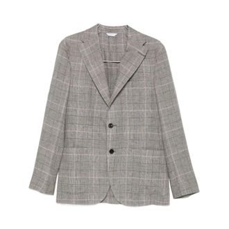 Boglioli Homme, Vestes, Gris, Taille: M Veste crois&eacute;e Line