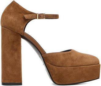 Eva Minge Pumps EO-NIKI-E340-70H Braun