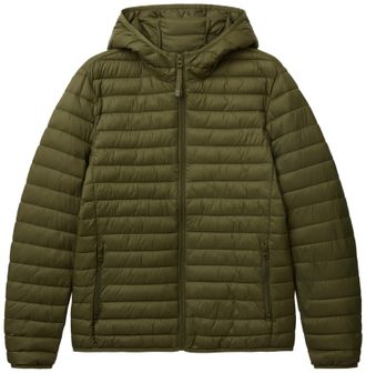 Benetton Herren Giubbotto 2twdun06i Jacke, gr&uuml;n, XXL