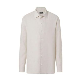 Ermenegildo Zegna Langarm-Anzughemd - - Shirts - Herren - Grau - L