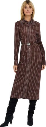 Tory Burch Femme, Robes, Brun, Taille: 38 FR Shirt Robes